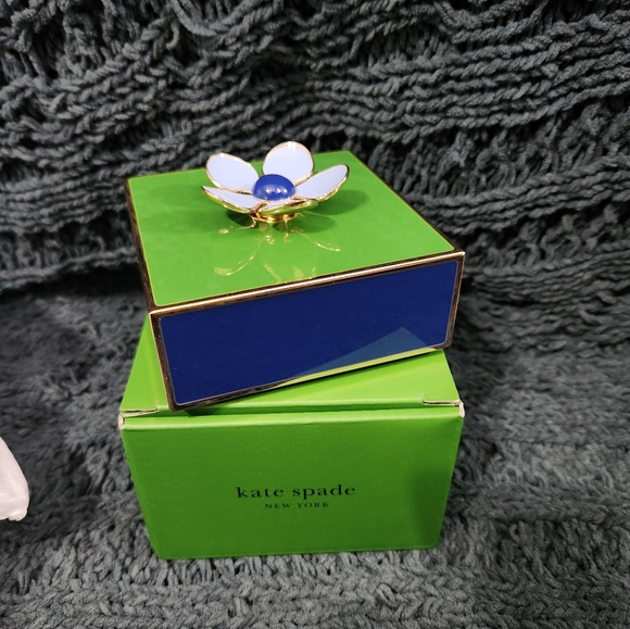 kate spade | Other | Kate Spade Make It Pop Green And Blue Floral ...
